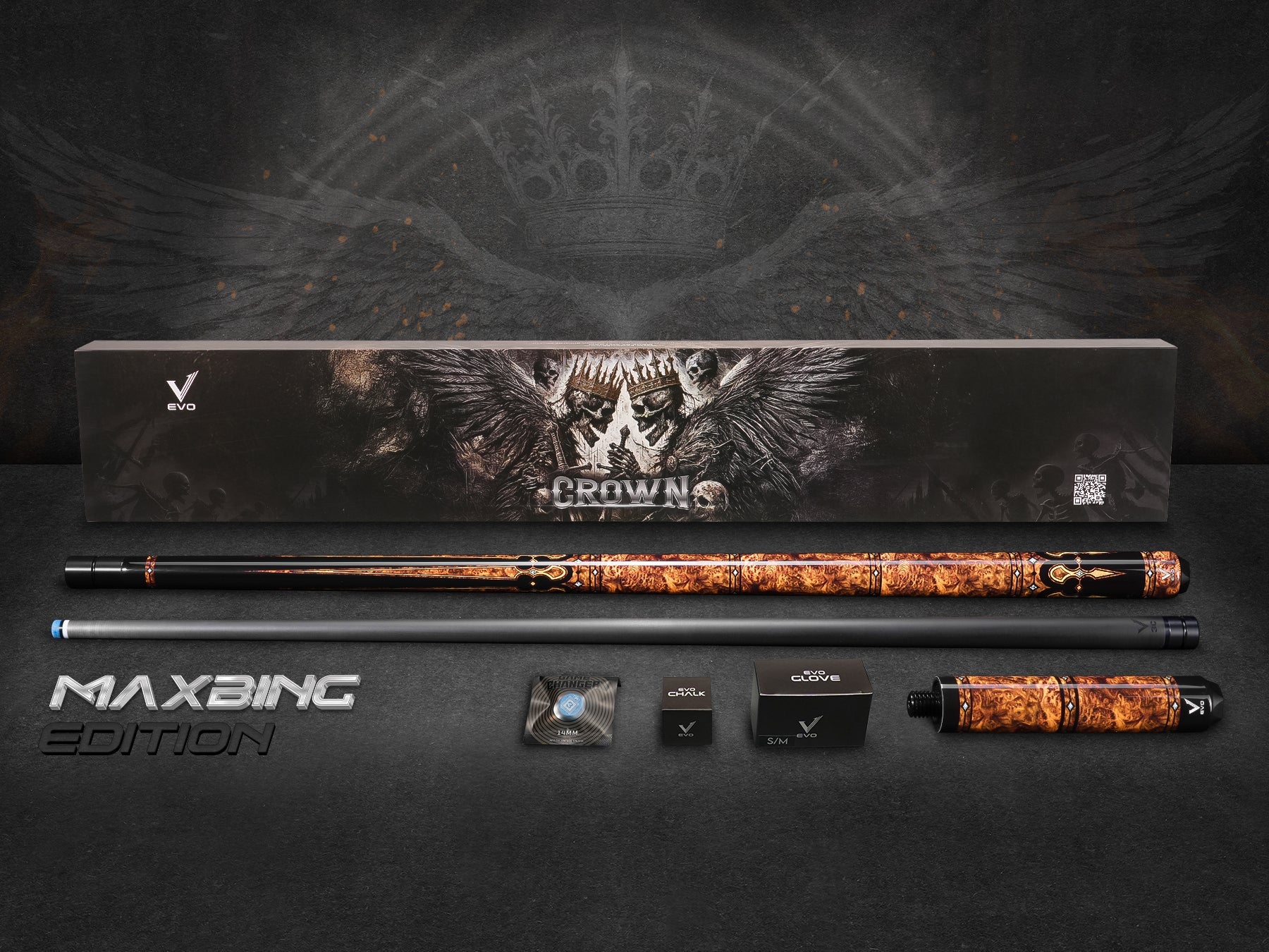 EVO CROWN CAROM MAXBING EDITION - MONARCH BLADE – CUEBOTS